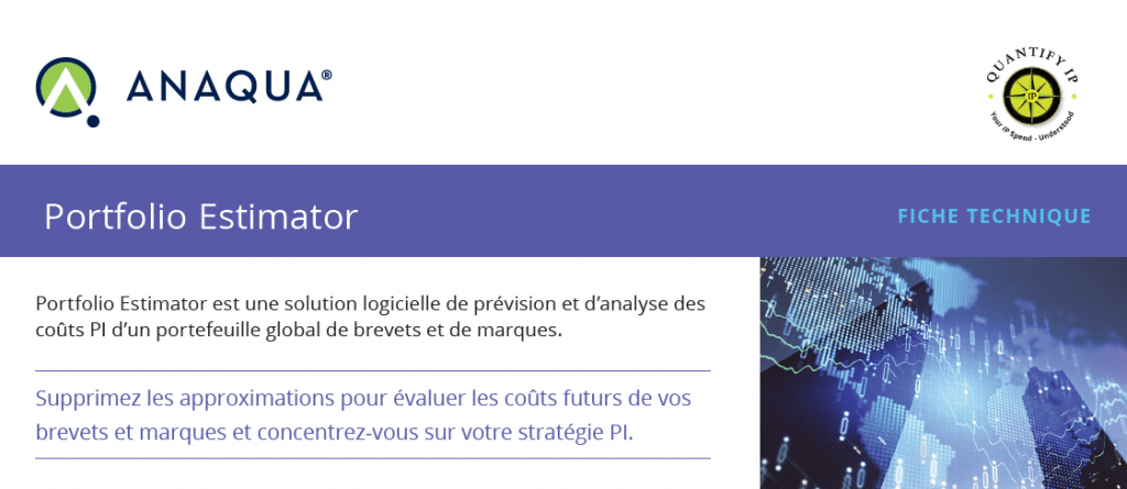 fiche technique : Portfolio Estimator - Anaqua