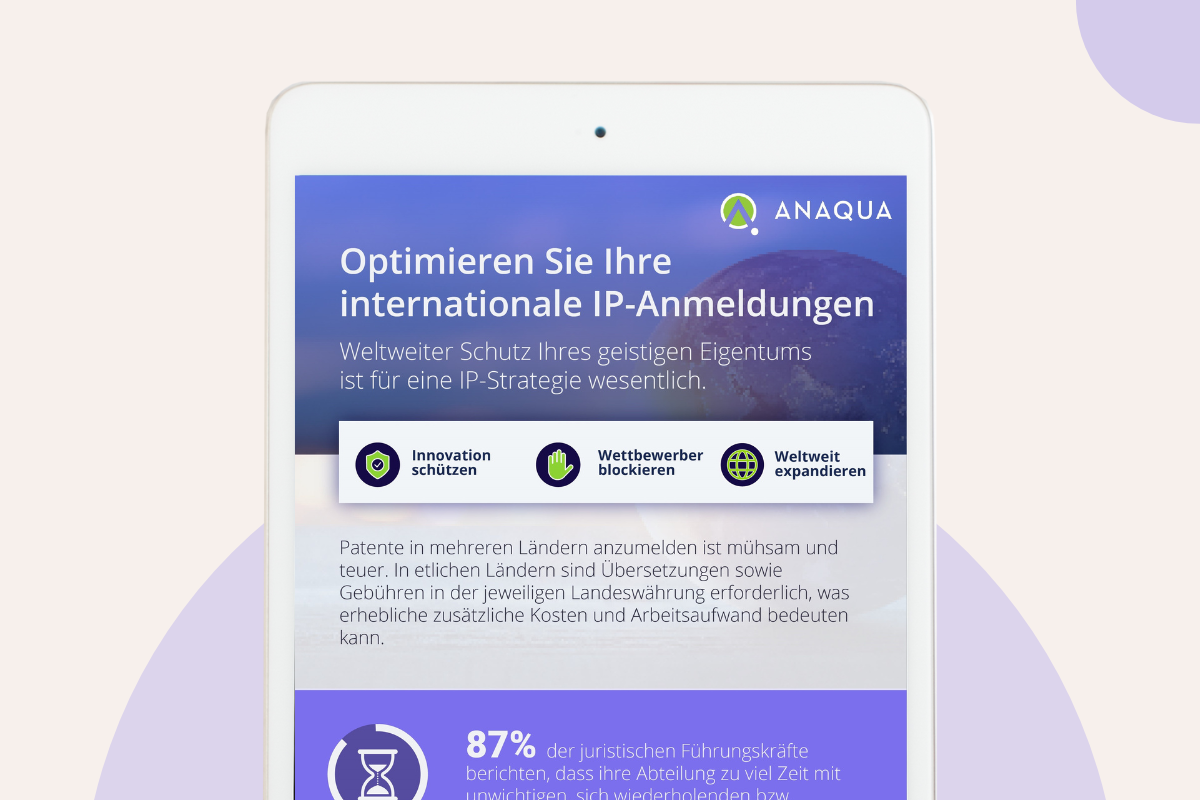 Infografik: Optimieren Sie Ihren ausländischen Anmeldeprozess - Anaqua ...